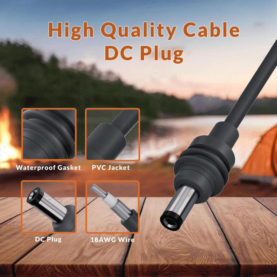 Starlink Mini Cable 2M | Short DC Power Cable Australia