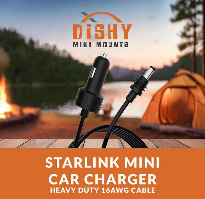Starlink Mini Heavy Duty Car Charger | 16AWG Power Cable Australia